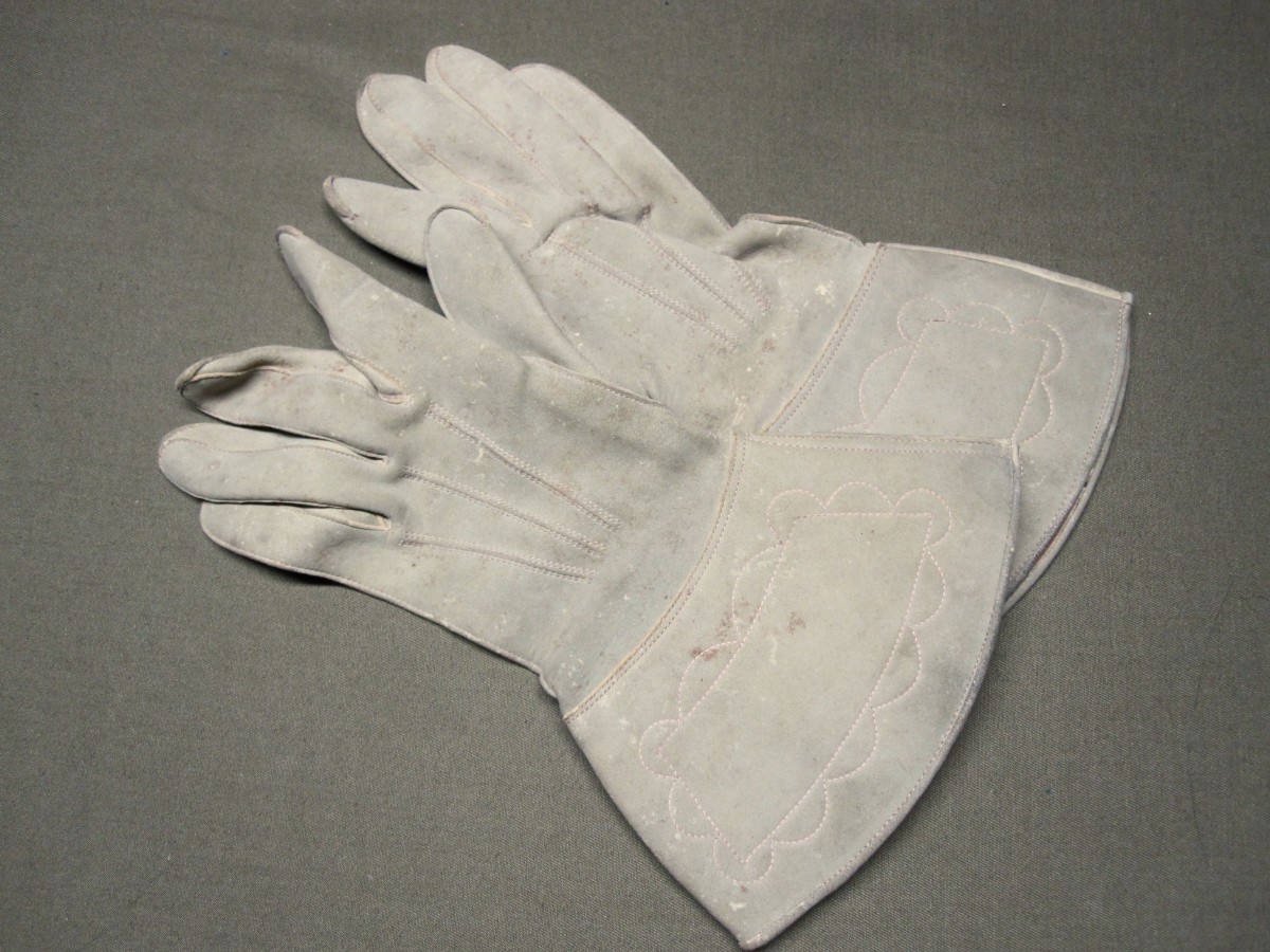 1885 Cavalry Gauntlets- Contract Dated 1911 – SOLD | J. Mountain Antiques