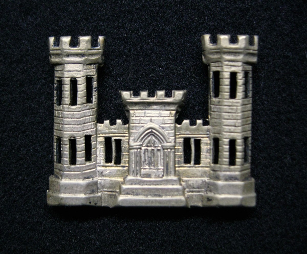 Army Engineer Castle Pin