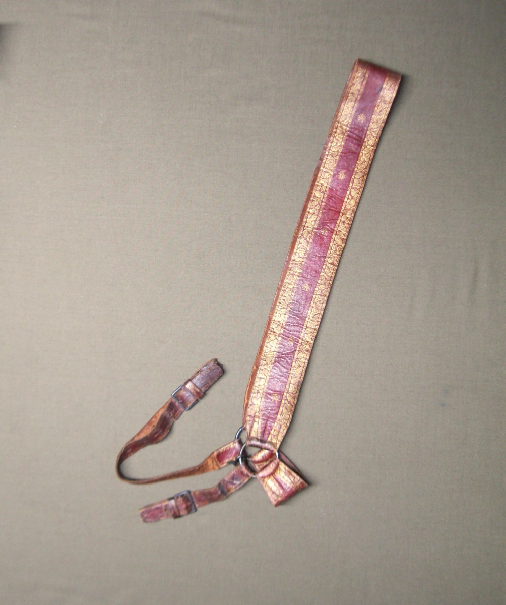 18th Cent. Small Sword Shoulder Belt | J. Mountain Antiques