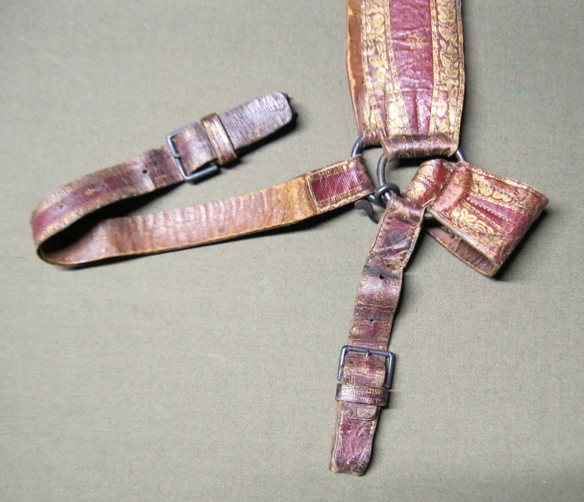 18th Cent. Small Sword Shoulder Belt | J. Mountain Antiques