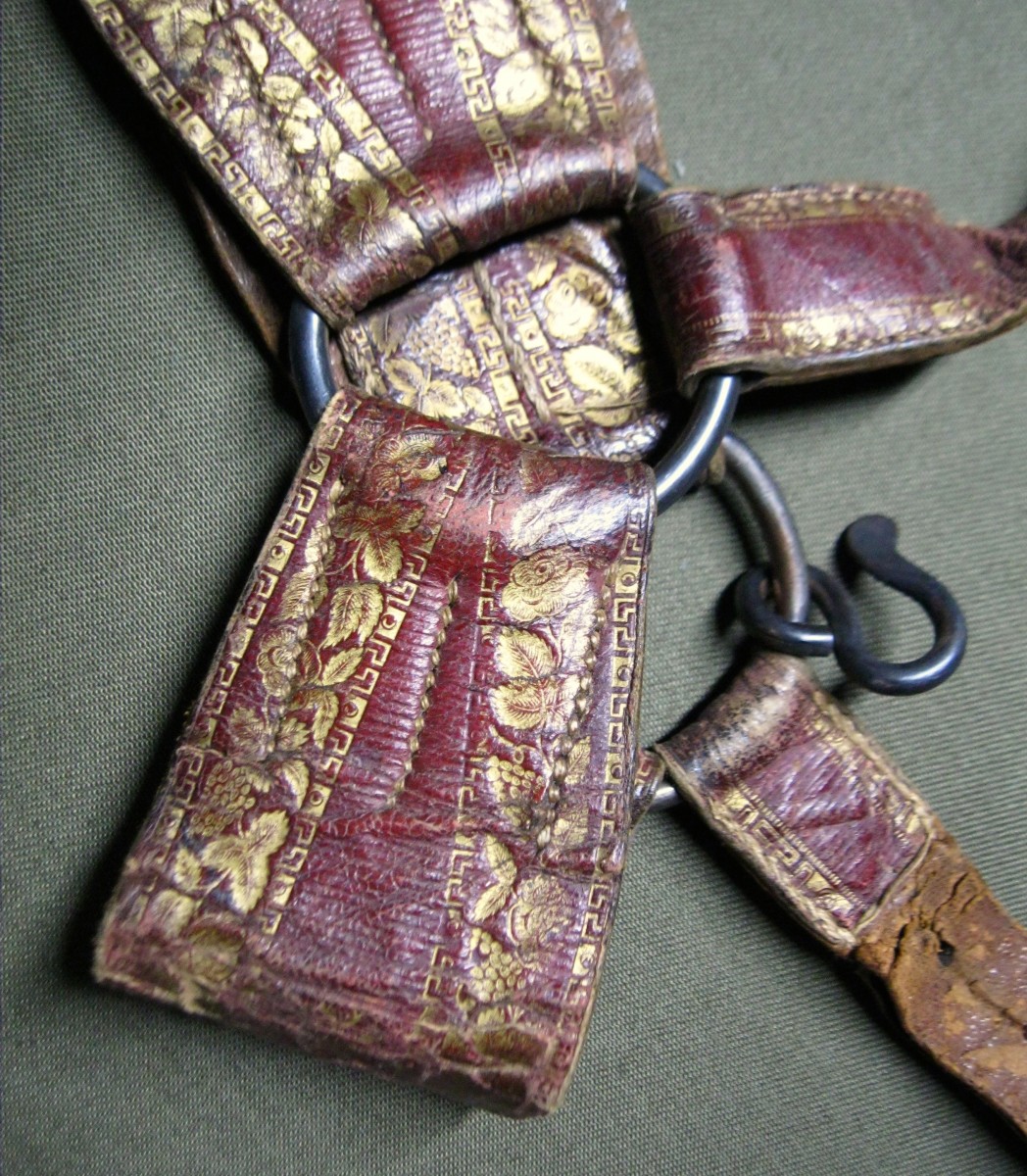 18th Cent. Small Sword Shoulder Belt | J. Mountain Antiques
