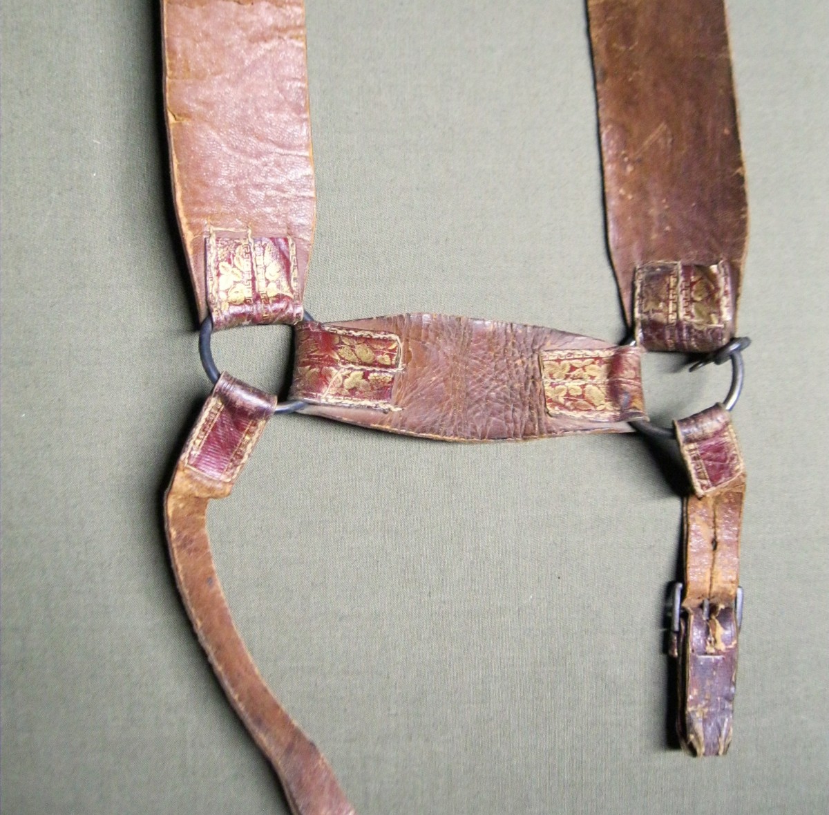 18th Cent. Small Sword Shoulder Belt | J. Mountain Antiques