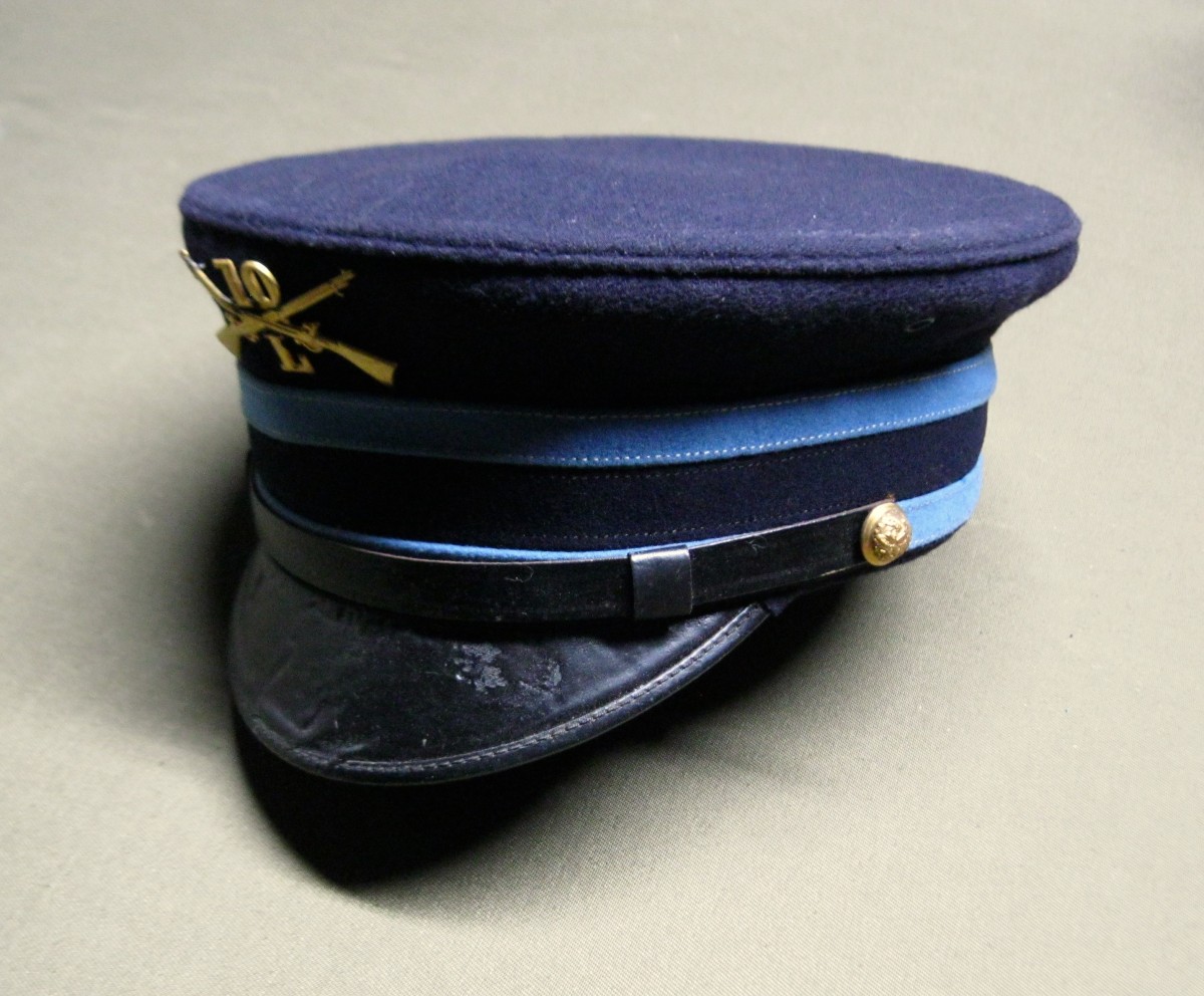 1902 Pattern Infantry Dress Cap- 10th Infantry – SOLD | J. Mountain ...
