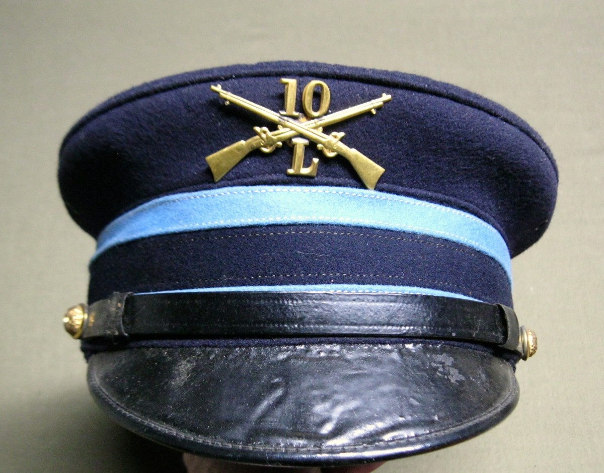 1902 Pattern Infantry Dress Cap- 10th Infantry – SOLD | J. Mountain ...