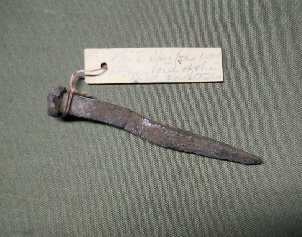 Relic Nail From Fort Ticonderoga- Asst. Surgeon Vaughn-105th PA. – SOLD ...