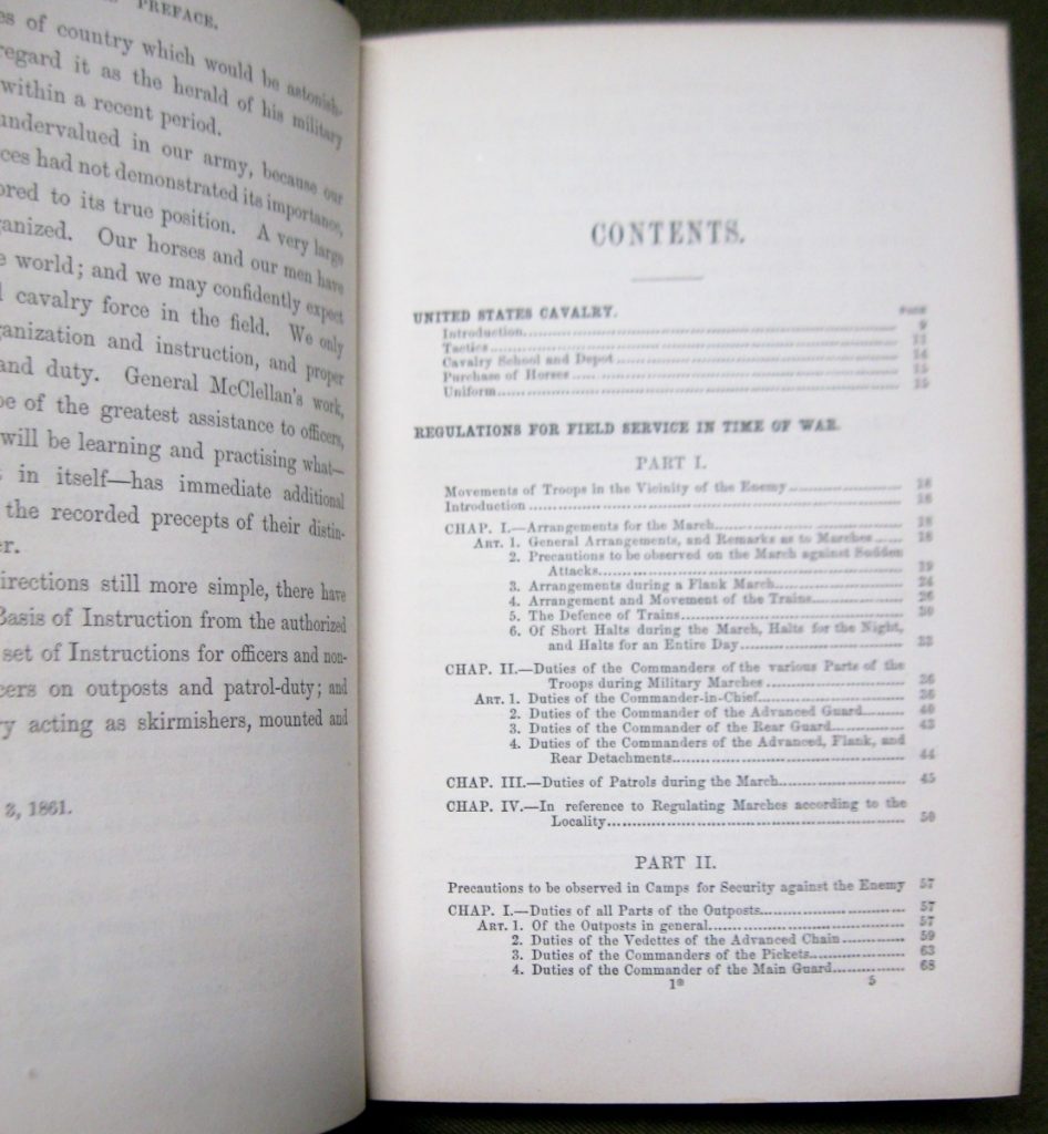 3rd Minnesota Infantry Officer’s Inscribed Cavalry Manual – SOLD | J ...