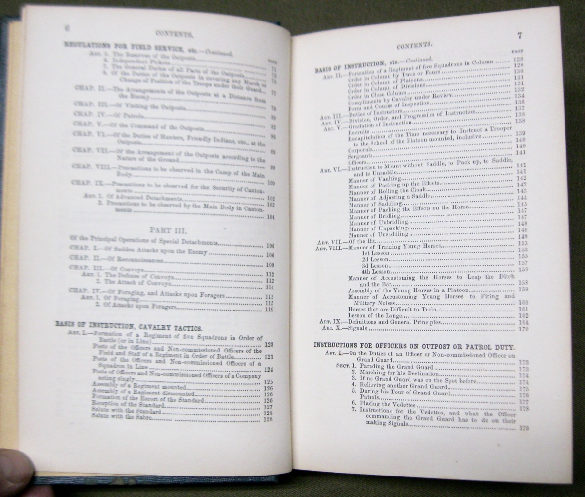 3rd Minnesota Infantry Officer’s Inscribed Cavalry Manual – SOLD | J ...