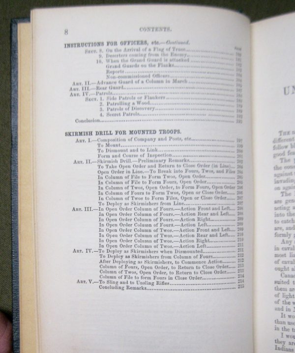 3rd Minnesota Infantry Officer’s Inscribed Cavalry Manual – SOLD | J ...