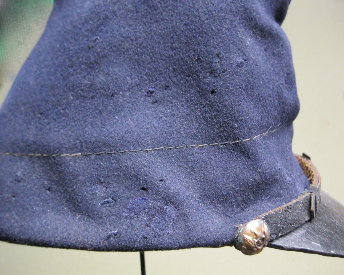 M1858 Federal Forage Cap With Artillery Officer Buttons – SOLD | J ...