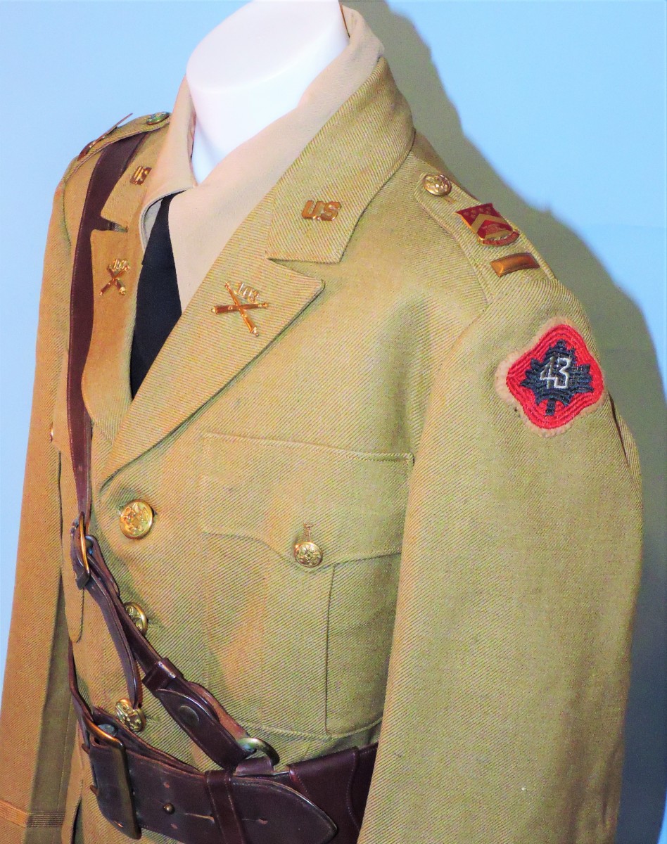 Identified Officer’s Service Dress Uniform -43rd Division Artillery | # ...