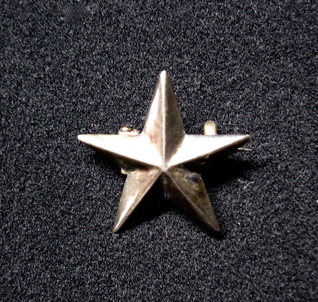 Brigadier General’s Star With “T” Bar Pin | J. Mountain Antiques