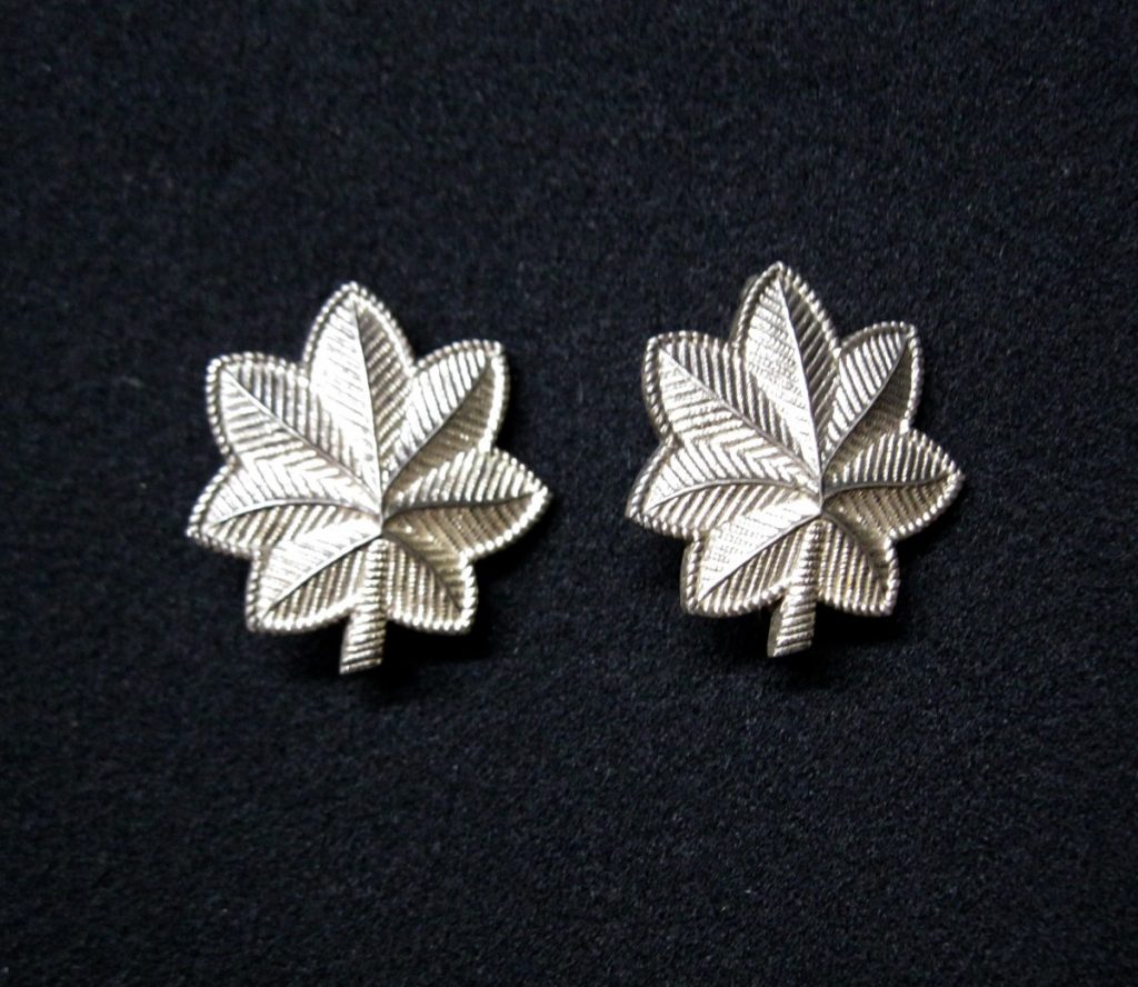 BB& B- Sterling Lt. Colonel’s Oak Leaves Rank Pair – SOLD | J. Mountain ...