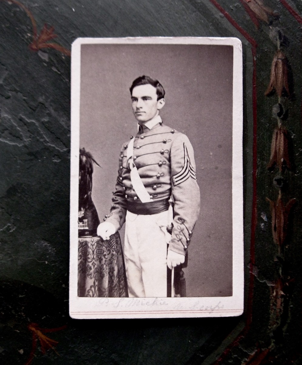 CDV- USMA Cadet Peter Smith Michie, July 1862 – SOLD | J. Mountain Antiques