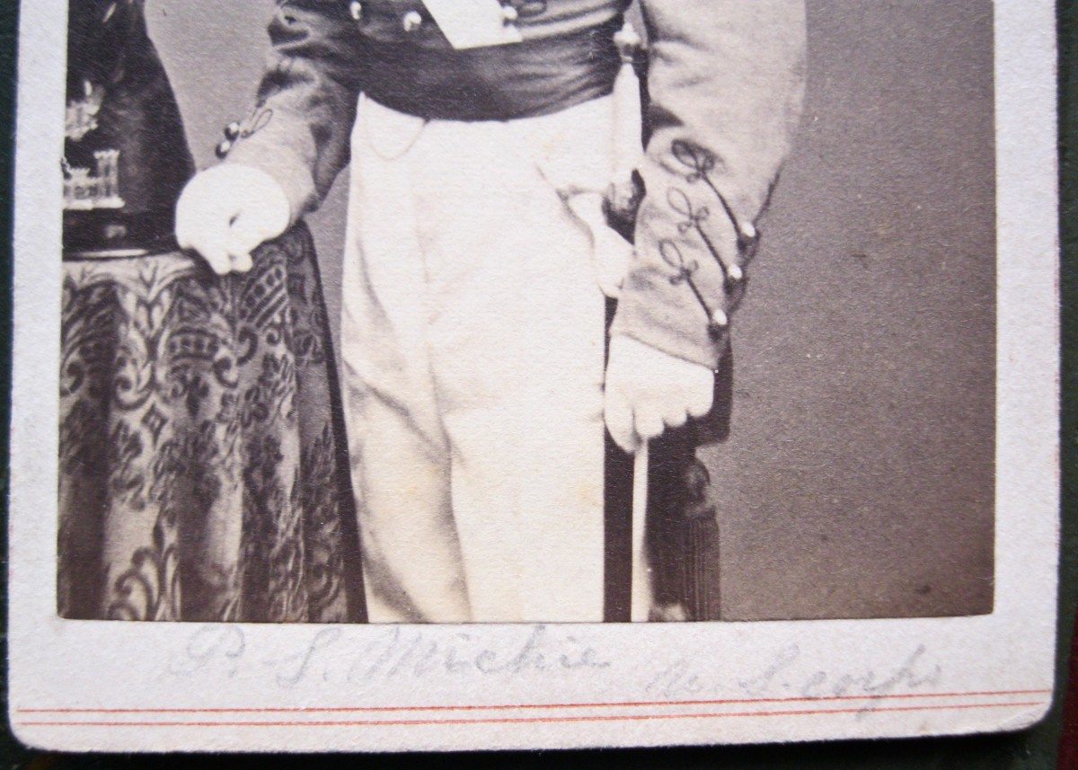 CDV- USMA Cadet Peter Smith Michie, July 1862 – SOLD | J. Mountain Antiques