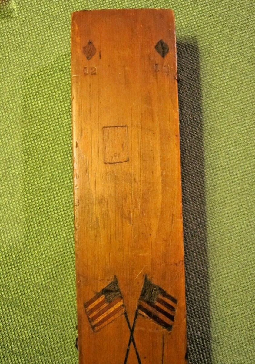 Patriotic Ruler and Box Made From Historic Woods – SOLD | J. Mountain ...