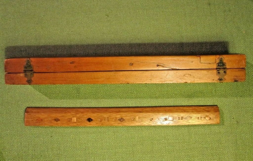 Patriotic Ruler and Box Made From Historic Woods – SOLD | J. Mountain ...