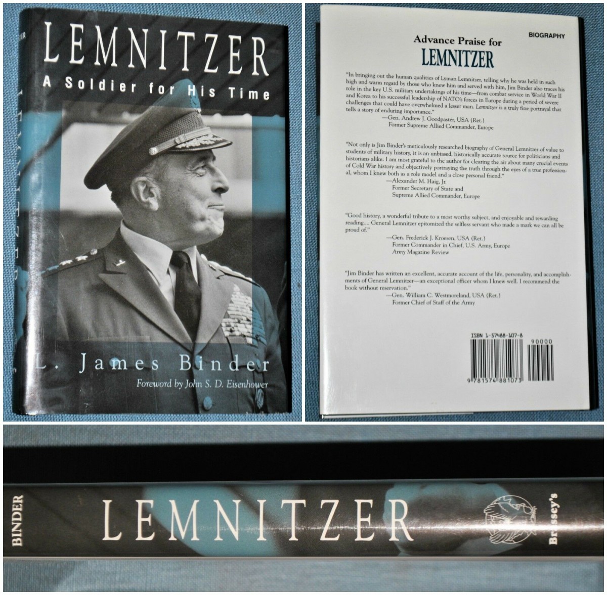 General Lyman L. Lemnitzer Flag, Book, Photo – SOLD | J. Mountain Antiques