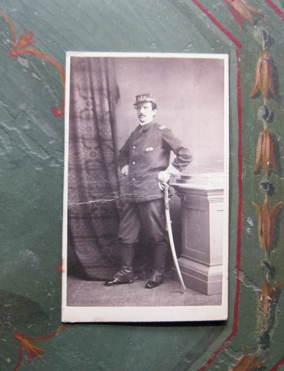 CDV – Colonel Louis Palma DiCesnola 4th New York Cavalry | J. Mountain ...