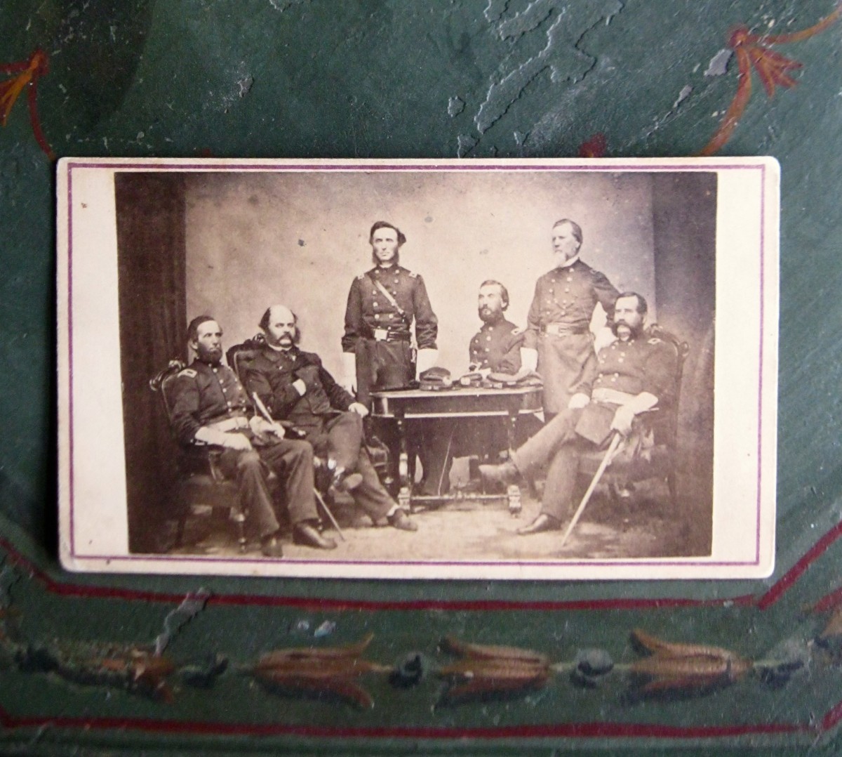 CDV – Governor Ambrose Burnside and Military Staff – SOLD | J. Mountain ...