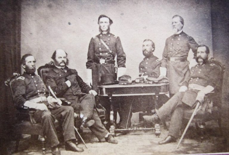 CDV – Governor Ambrose Burnside and Military Staff – SOLD | J. Mountain ...