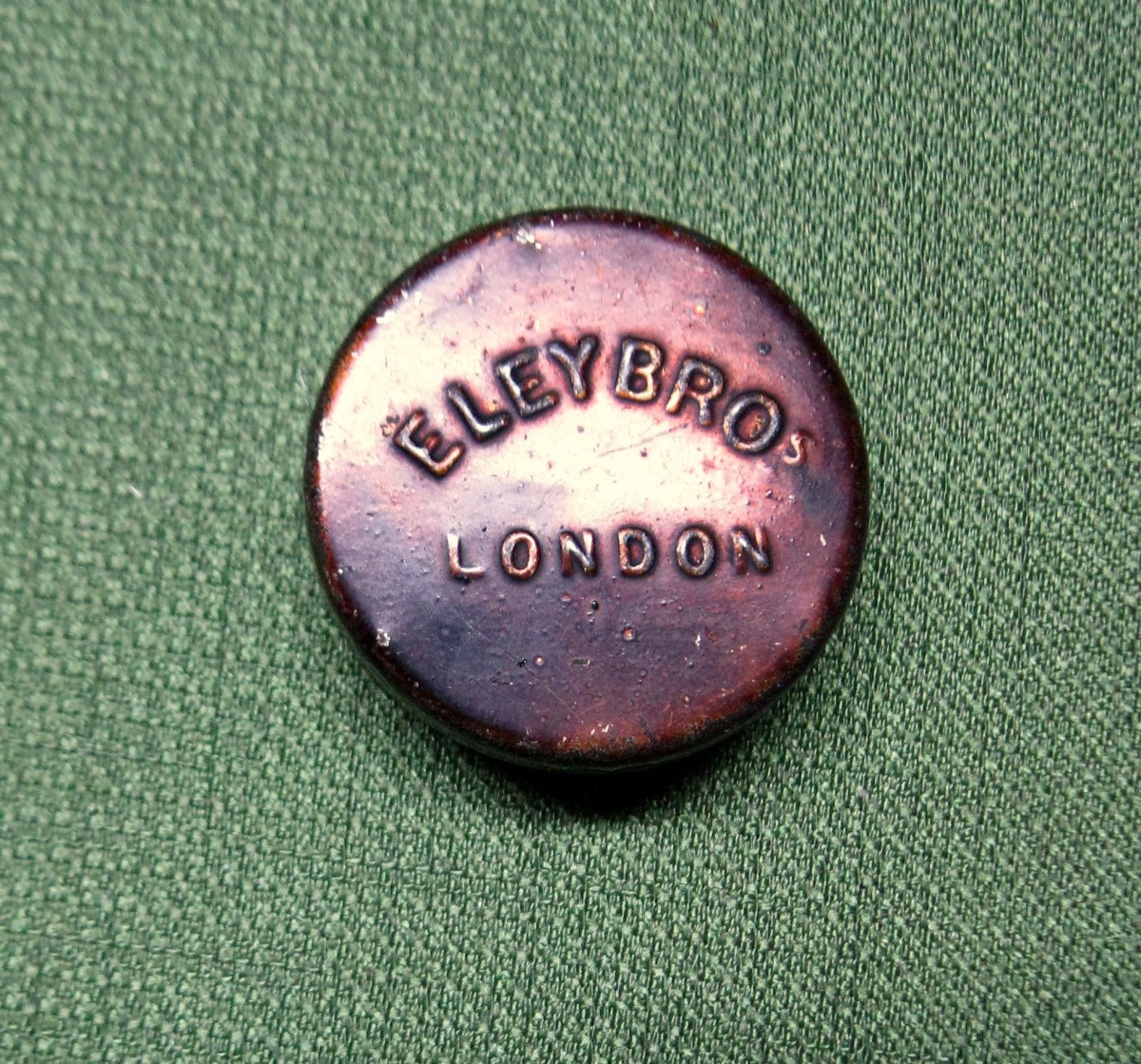“ELEY BRO / LONDON” Cap Tin – SOLD | J. Mountain Antiques