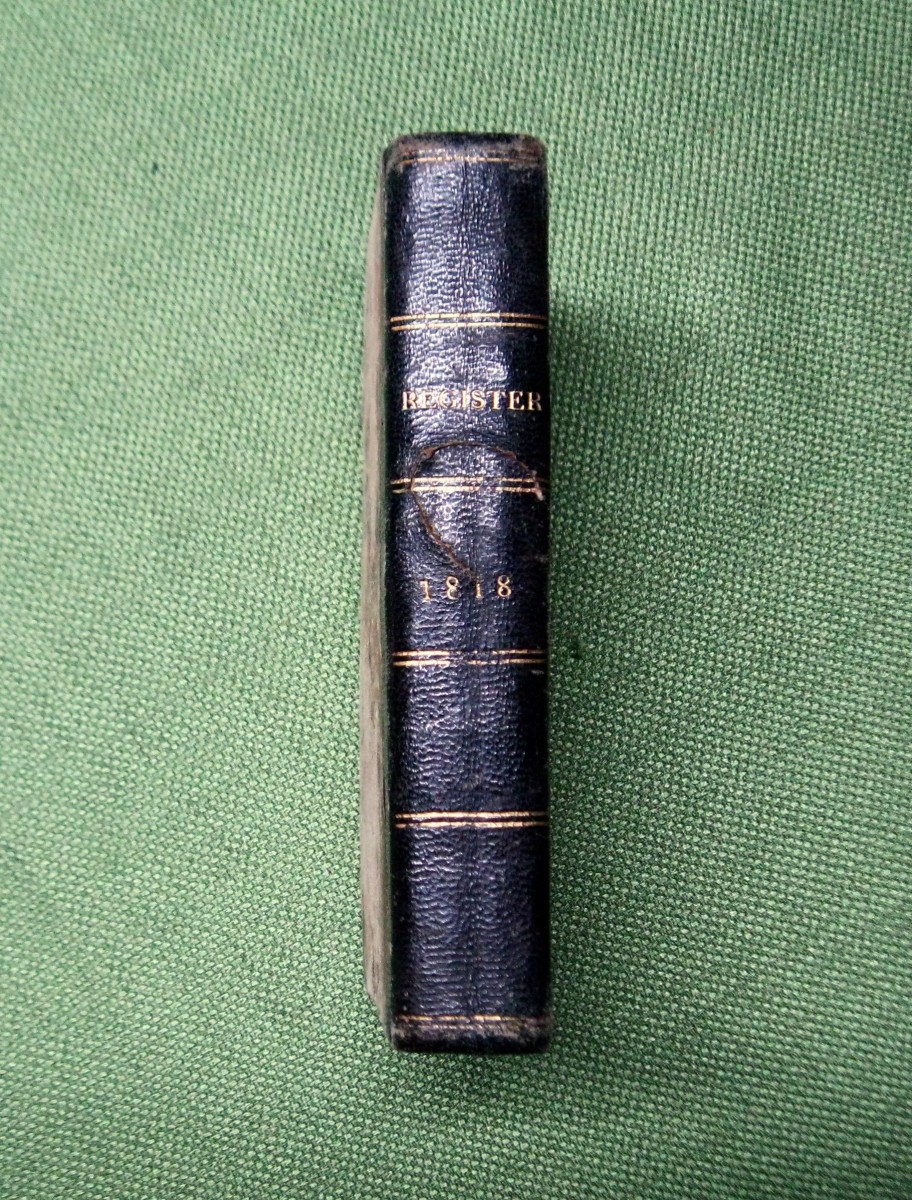 1818 Massachusetts Register & U.S. Calendar SOLD | J. Mountain Antiques