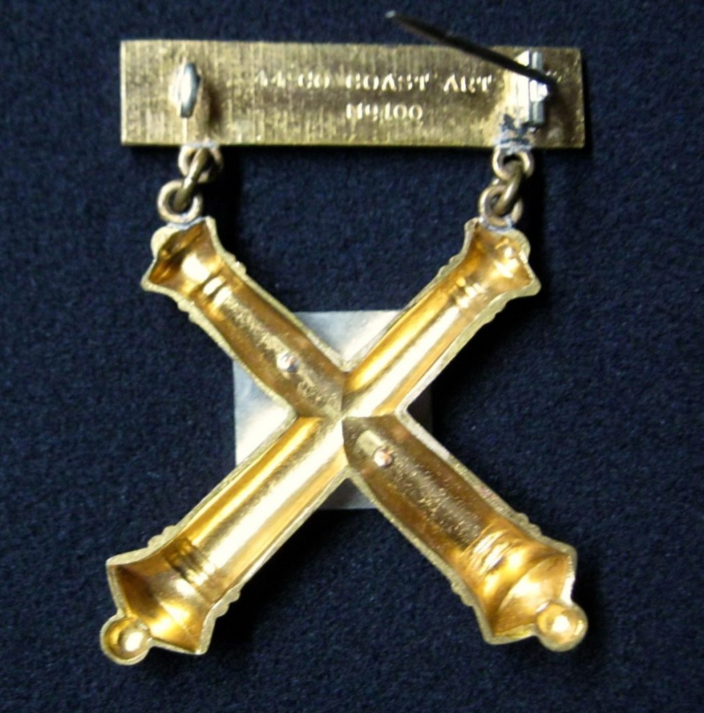 1903 -1st Class Gunner’s Badge For Coast Artillery | J. Mountain Antiques