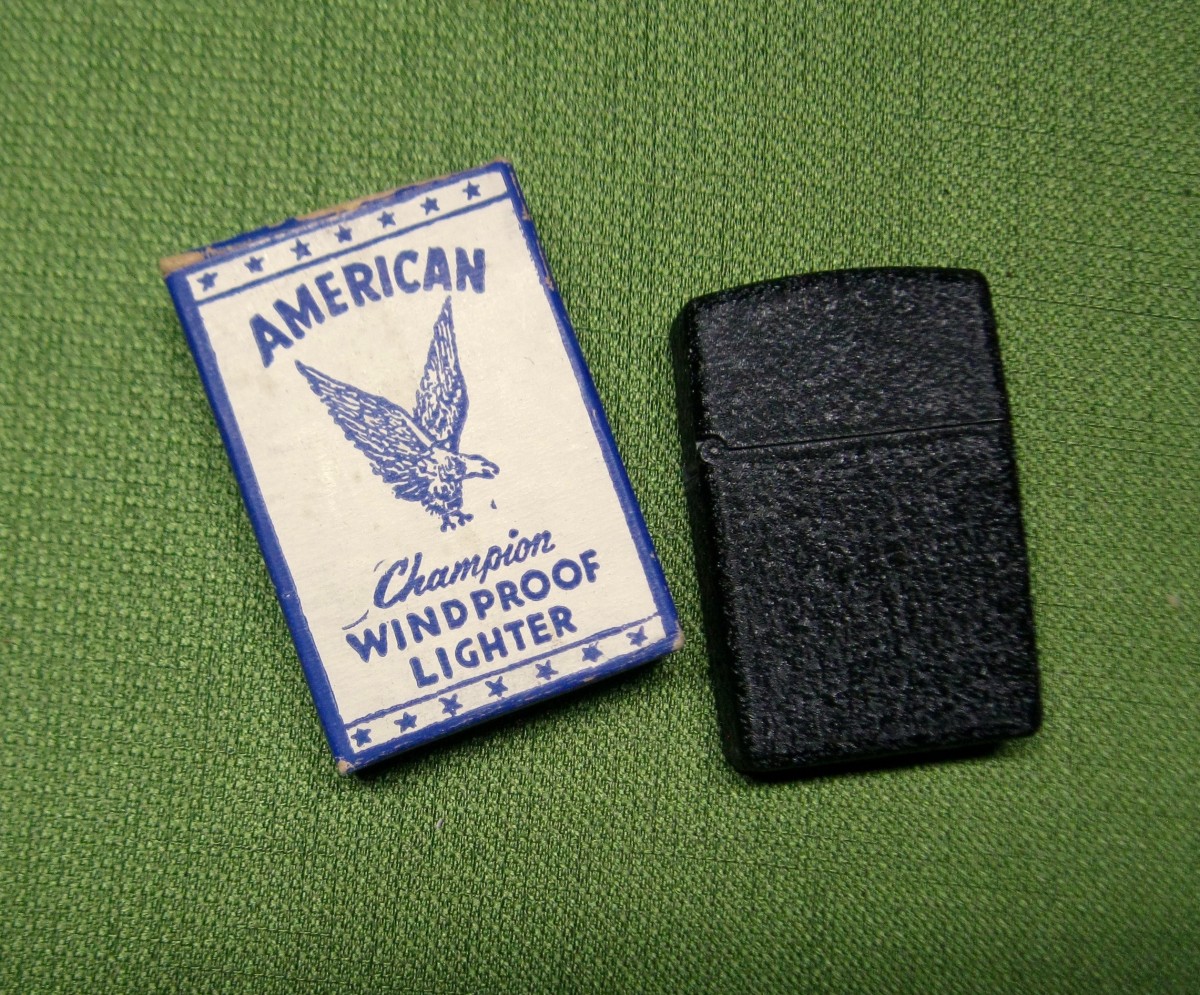 WWII Blackened Windproof Lighter In Original Box – SOLD | J. Mountain ...