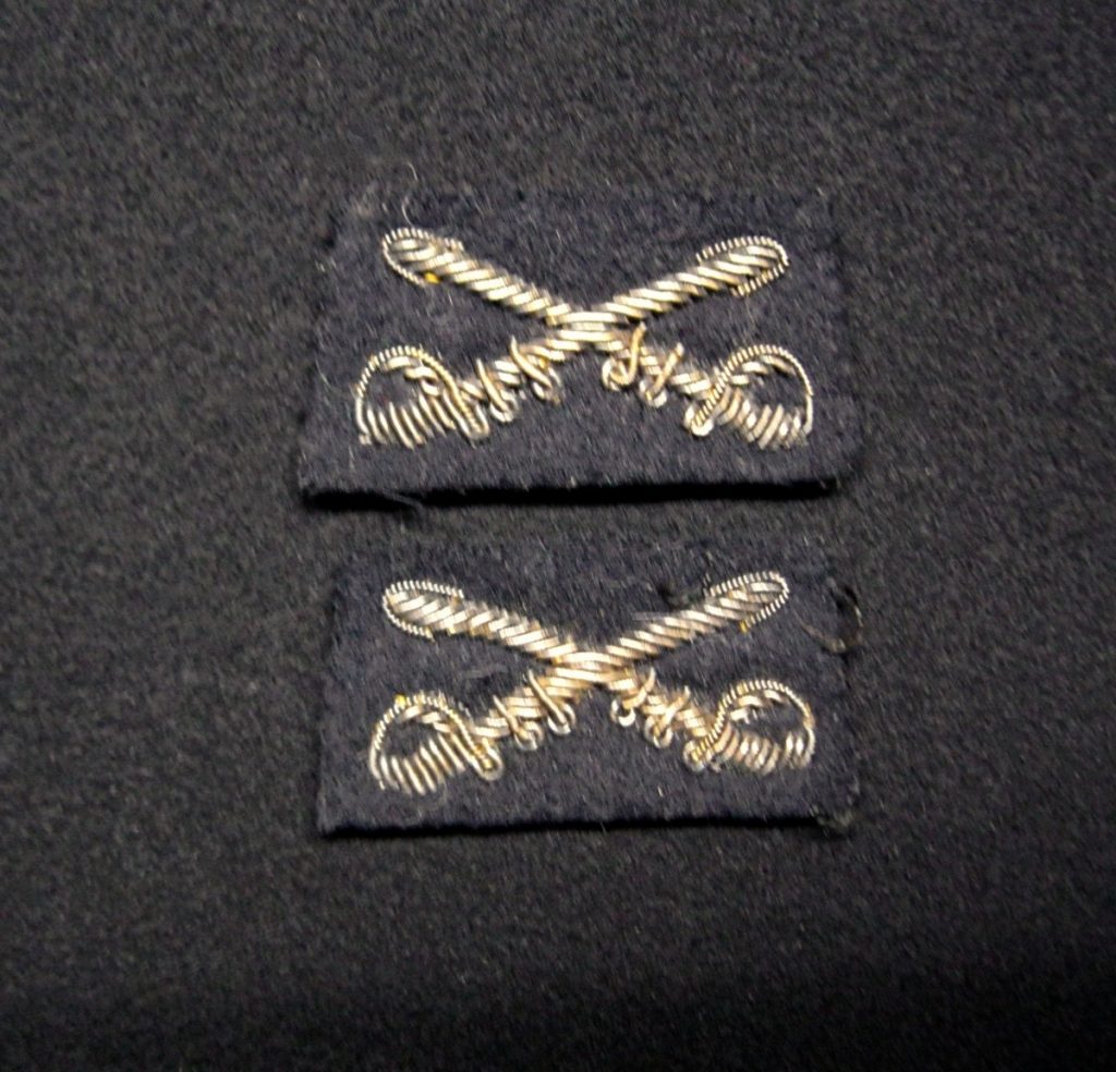 Cavalry Officer’s Bullion Cuff Insignia For Dress Uniform | J. Mountain ...