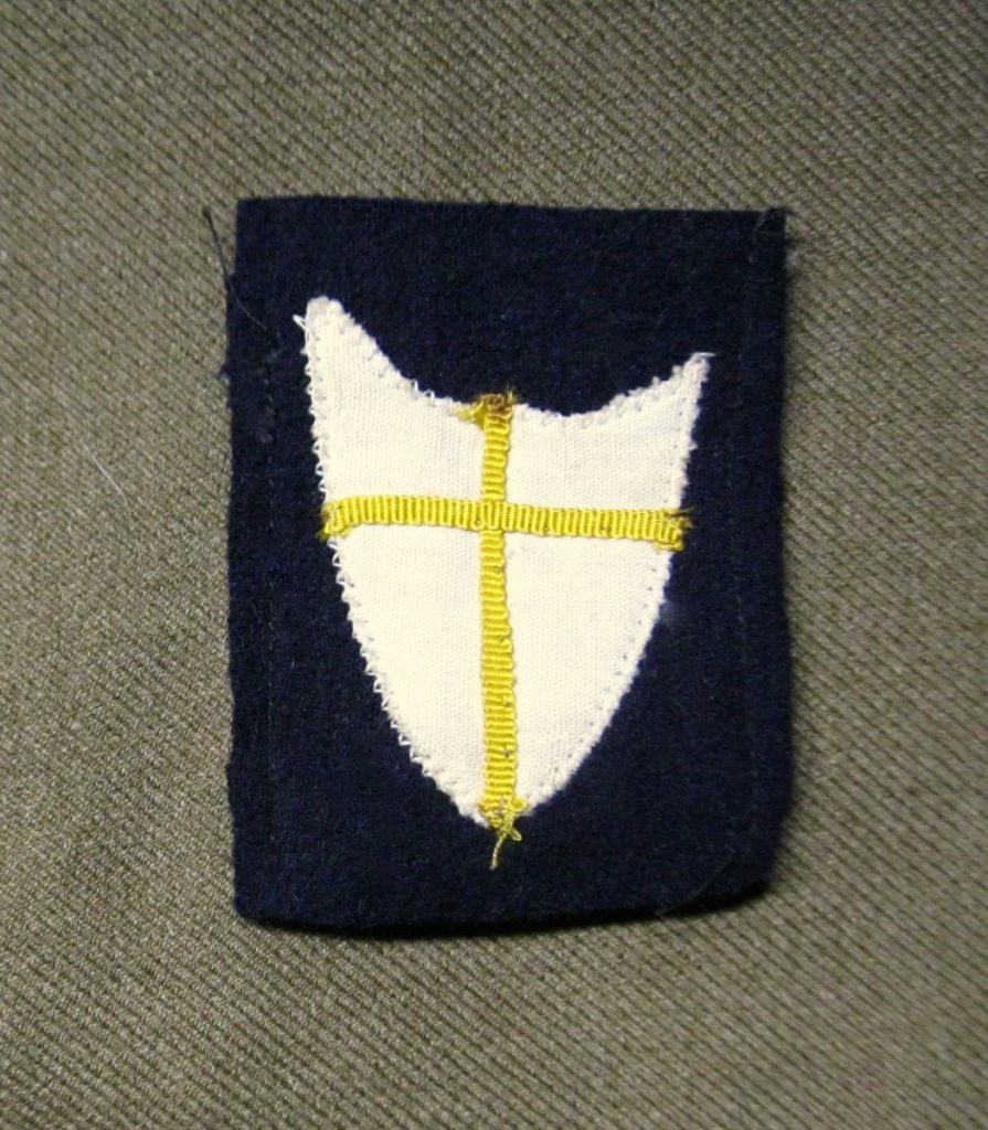 British 8th Army Patch – WWII Era – SOLD | J. Mountain Antiques