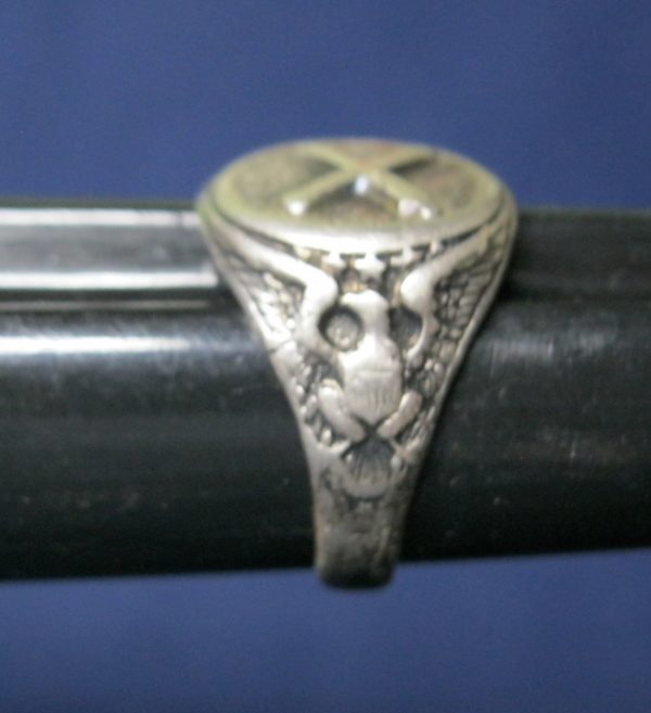 Sterling 14th Trench Mortar Ring- WWI SOLD | J. Mountain Antiques