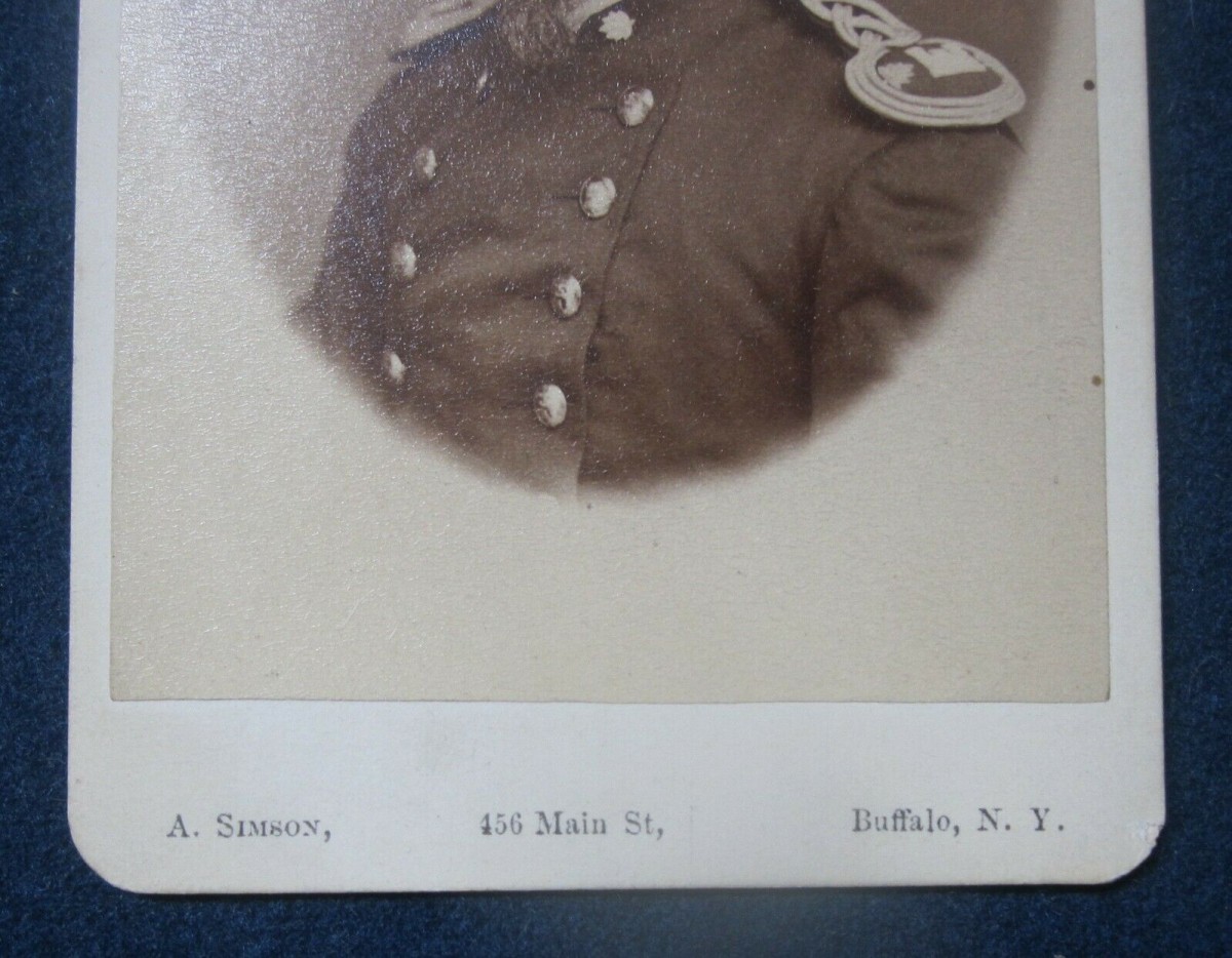 CDV Of U.S. Engineer Officer In Full Dress – SOLD | J. Mountain Antiques