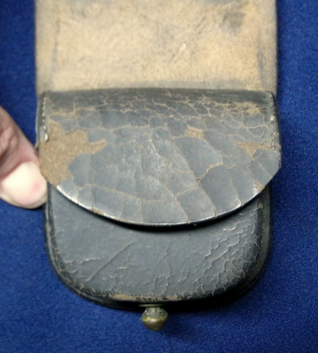 Civil War Cap Box – Sub Inspector Marked | J. Mountain Antiques