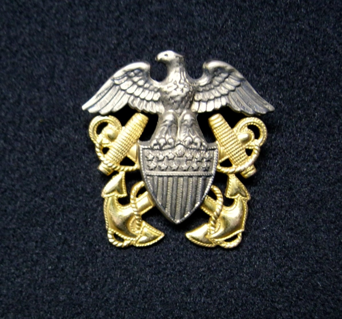 Navy Anchor Logo With Eagle