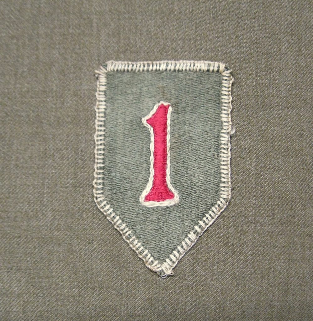 1st Division Patch – Nicely Embellished With Hand Stitching – SOLD | J ...