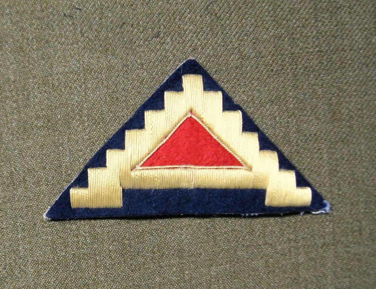 WWII Era 7th Army Bullion Patch – SOLD | J. Mountain Antiques