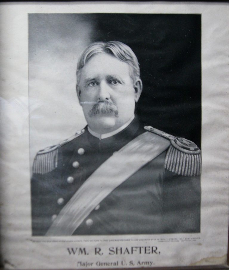 Framed Portrait Image of Gen. William Shafter – Circa 1898 – SOLD | J ...