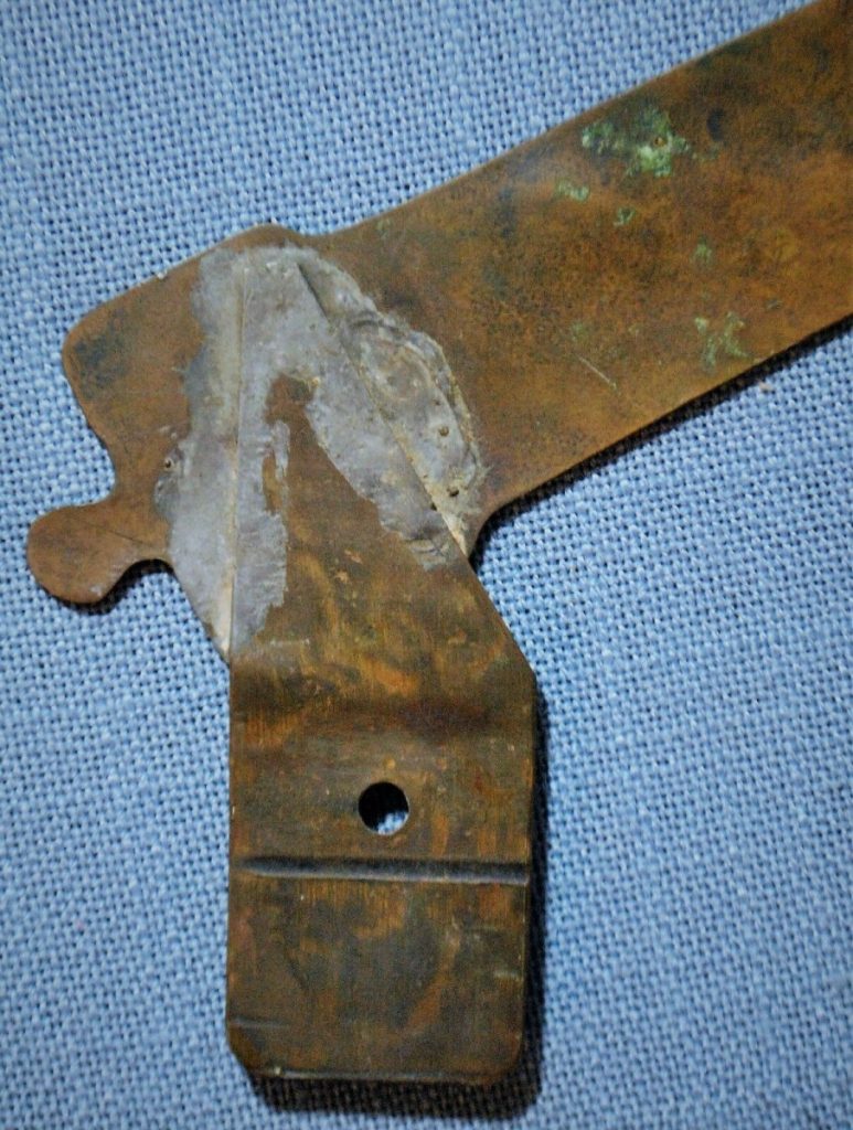 WWII 6th Artillery Vehicle Unit Plate-Brass SOLD | J. Mountain Antiques