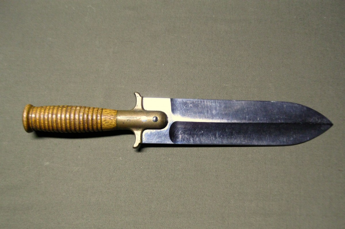 1880 Springfield Armory Hunting Knife & Scabbard – SOLD | J. Mountain ...