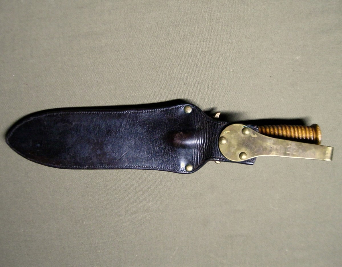 1880 Springfield Armory Hunting Knife & Scabbard – SOLD | J. Mountain ...