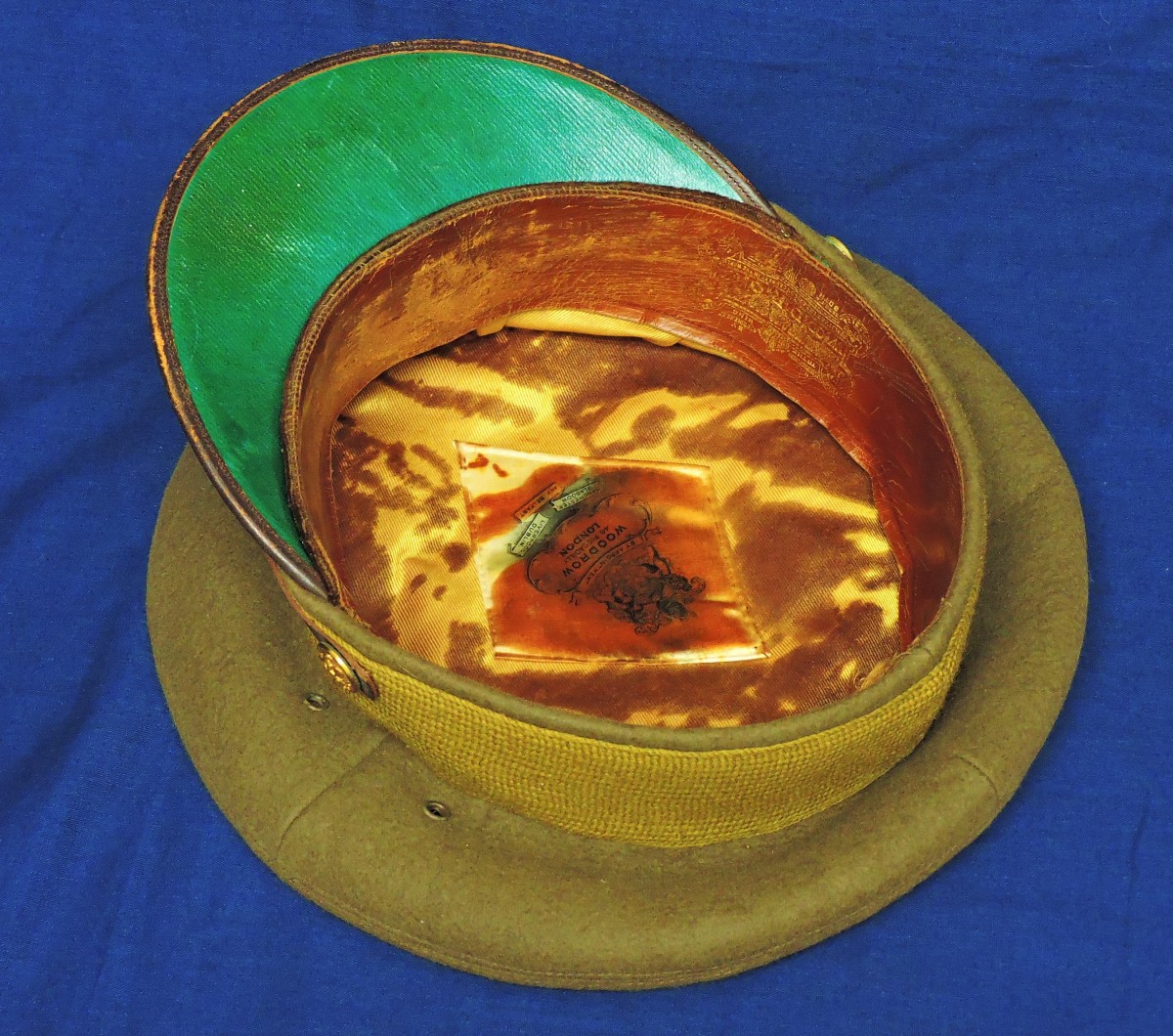 British Made U.S. Officer’s Service Dress Cap – SOLD | J. Mountain Antiques