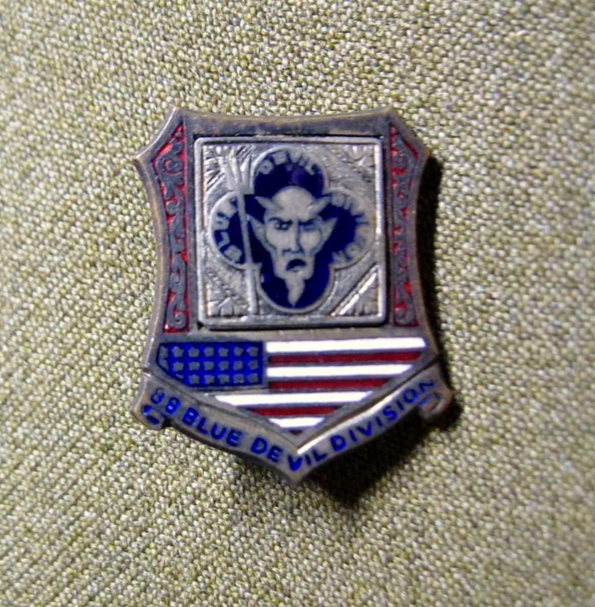 88th Infantry Division- Blue Devil Division DUI | J. Mountain Antiques