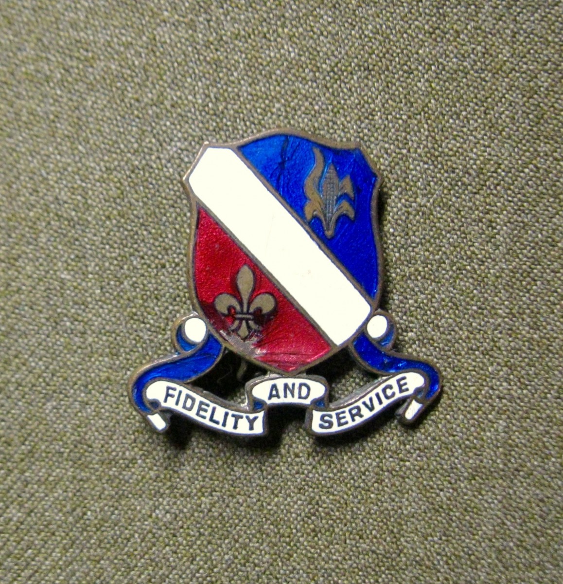 88th ID – Single 350th Infantry Regiment DUI SOLD | J. Mountain Antiques