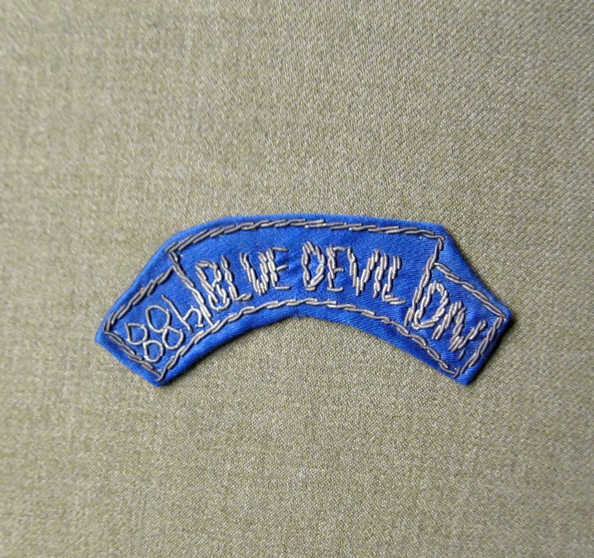 88th “Blue Devil Div” Shoulder Tab – SOLD | J. Mountain Antiques
