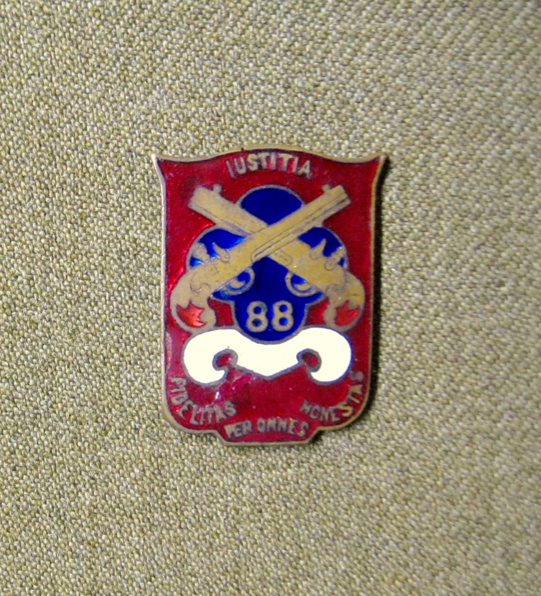 88th ID – Extremely Rare Military Police Company DUI-1st Pattern SOLD ...