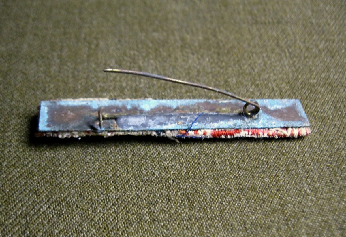 Italian Made Ribbon Bar – Good Conduct & EAME – SOLD | J. Mountain Antiques