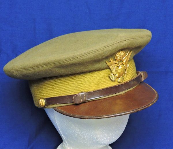 British Made U.S. Officer’s Service Dress Cap – SOLD | J. Mountain Antiques