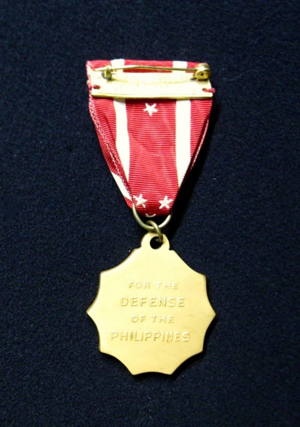 Philippine Defense Medal & Ribbon Bar – SOLD | J. Mountain Antiques