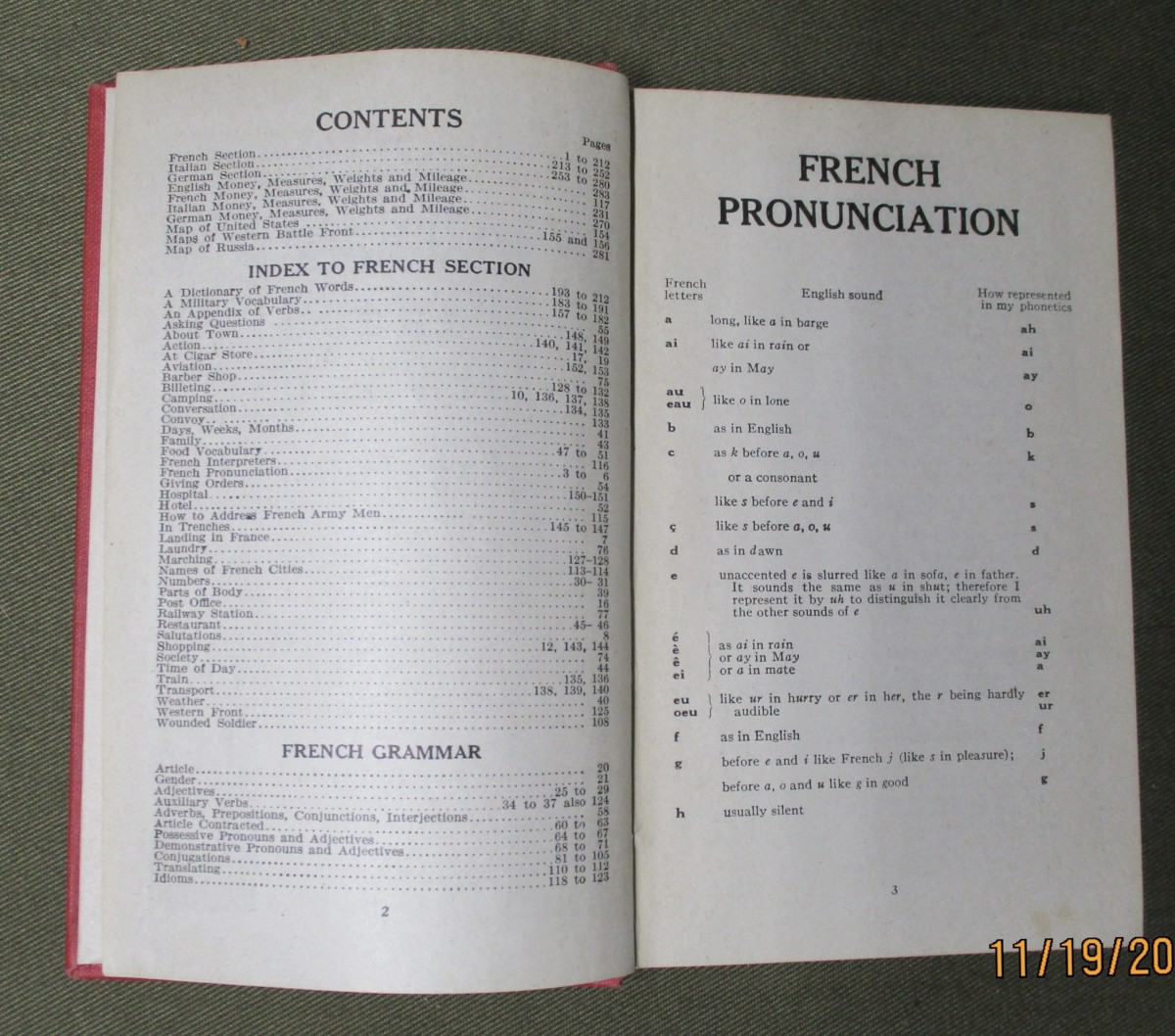 Lot of 3 WWI American Soldier Language Books SOLD | J. Mountain Antiques