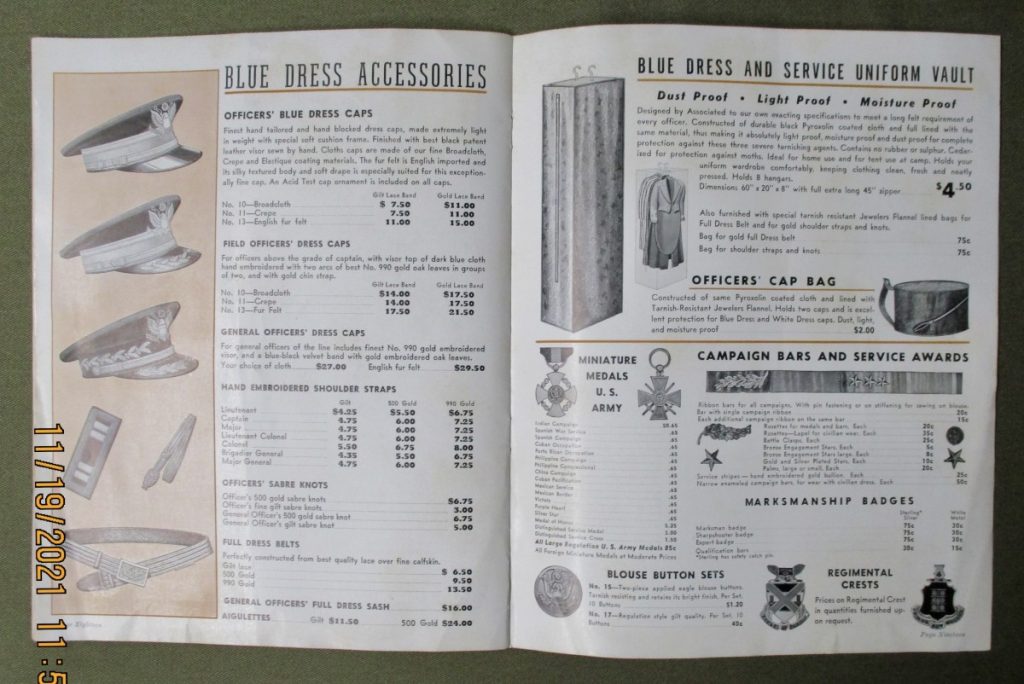Associated Military Stores Outfitters Catalog WWII – SOLD | J. Mountain ...